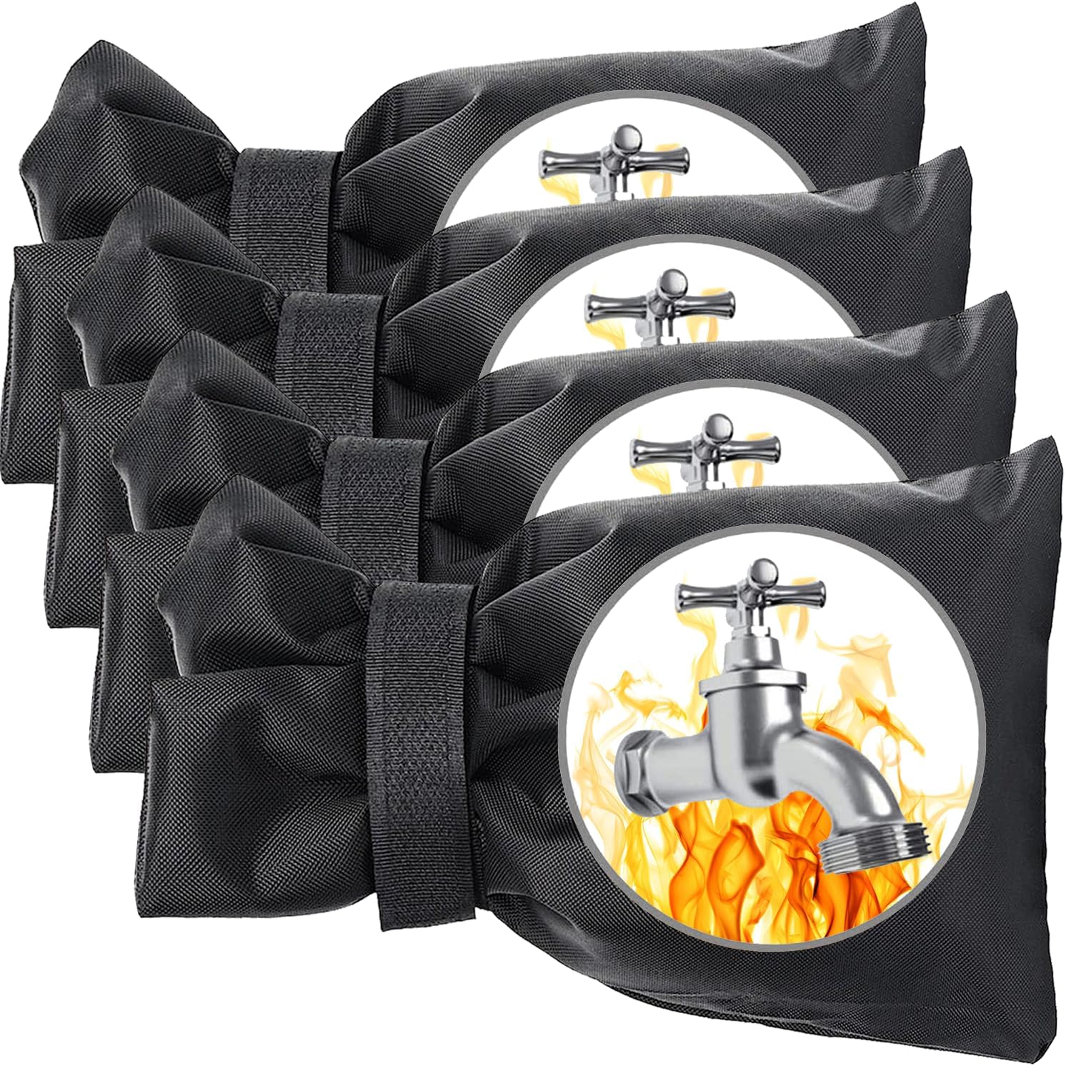 Outdoor Faucet Covers for Winter, Actgan 8.3"H x 6"W Thickened Outside ...