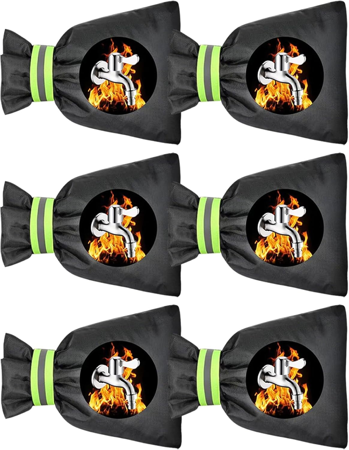 Outdoor Faucet Covers for Winter Freeze Protection, 6" x 8.3 ...