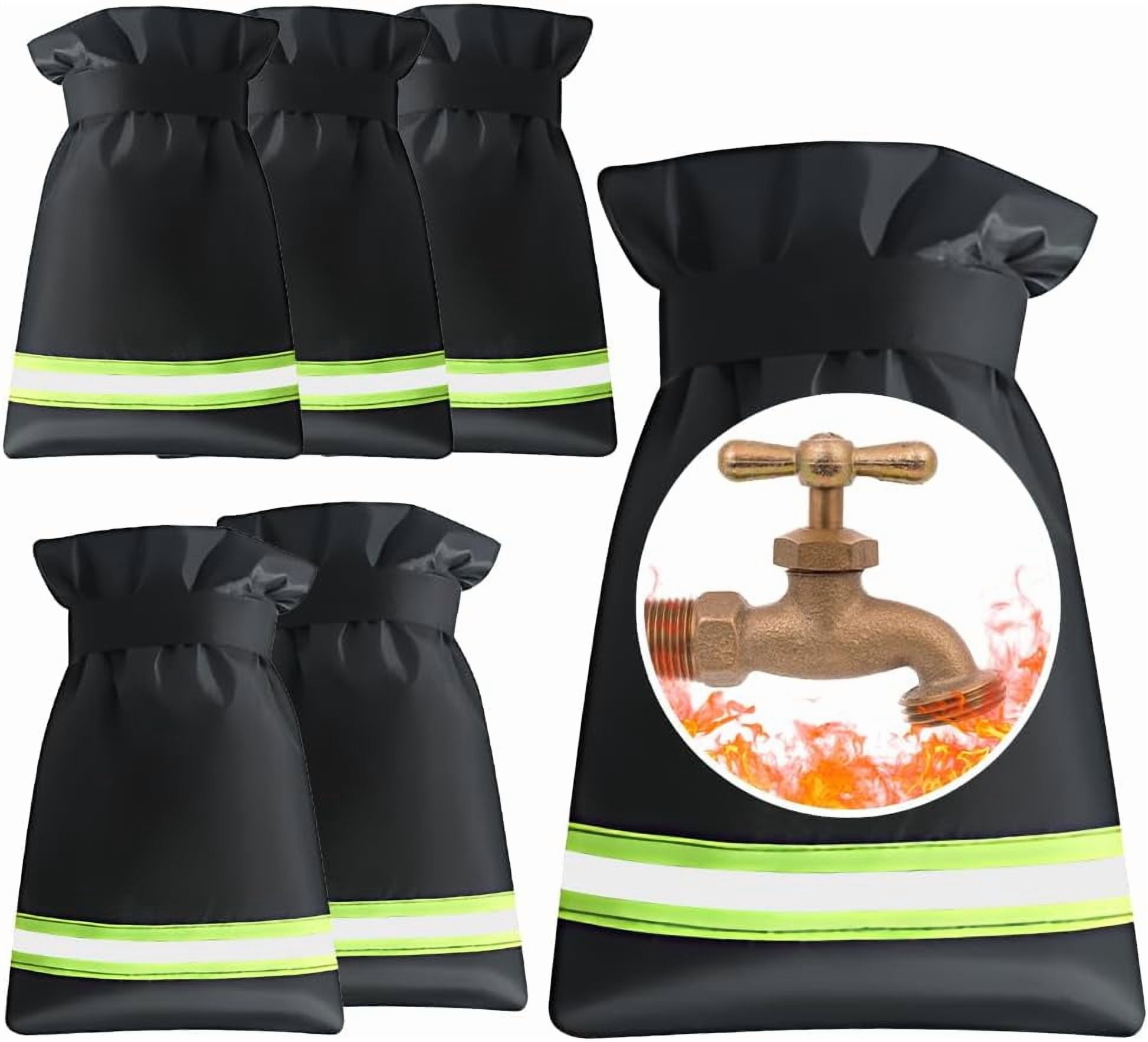 Outdoor Faucet Covers for Winter Freeze Protection, Insulated Hose Bib ...