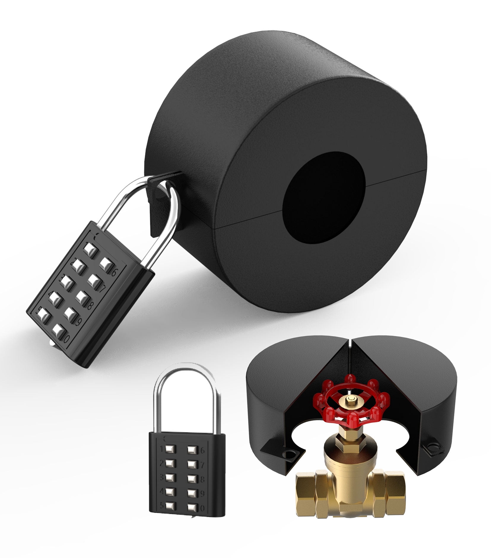 Outdoor Faucet Lock | Faucet Lock Outdoor with Security Combination ...