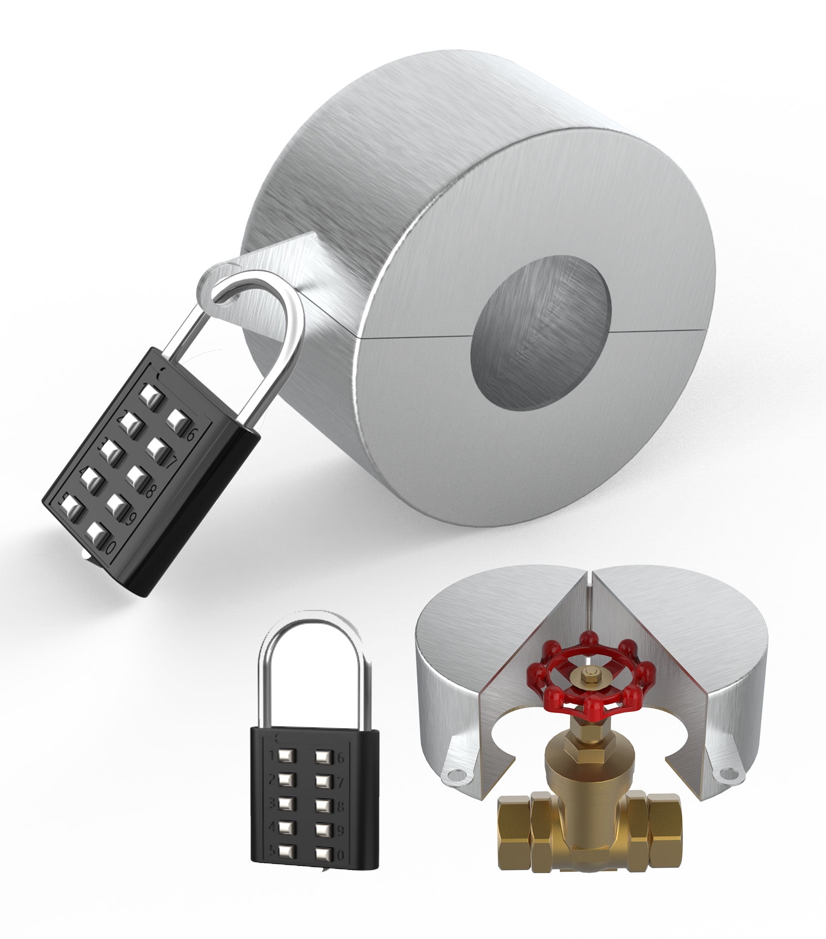 Outdoor Faucet Lock | Faucet Lock Outdoor with Security Combination ...