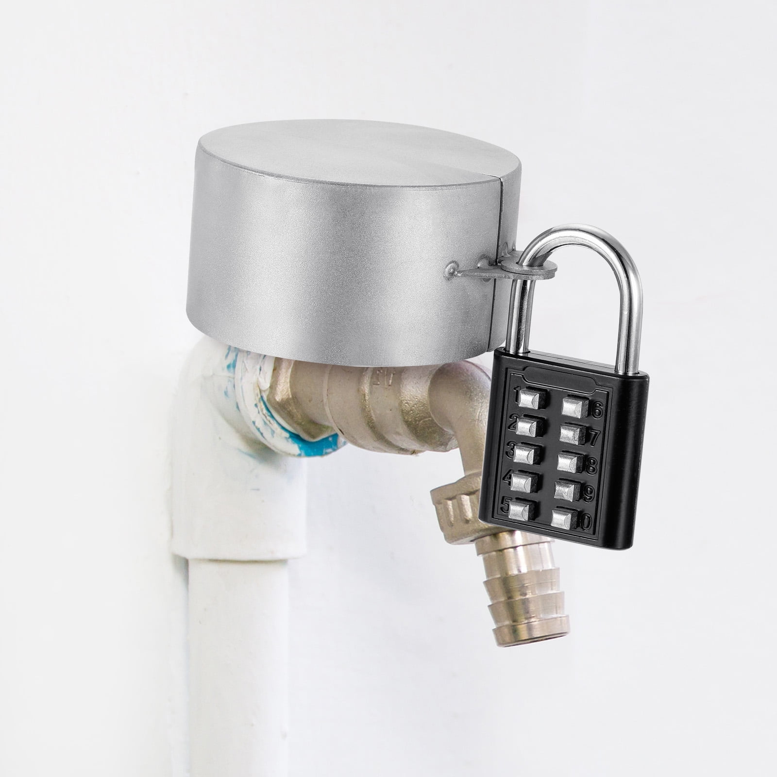 Outdoor Faucet Lock with Password Lock Gate Valve Locking Device ...