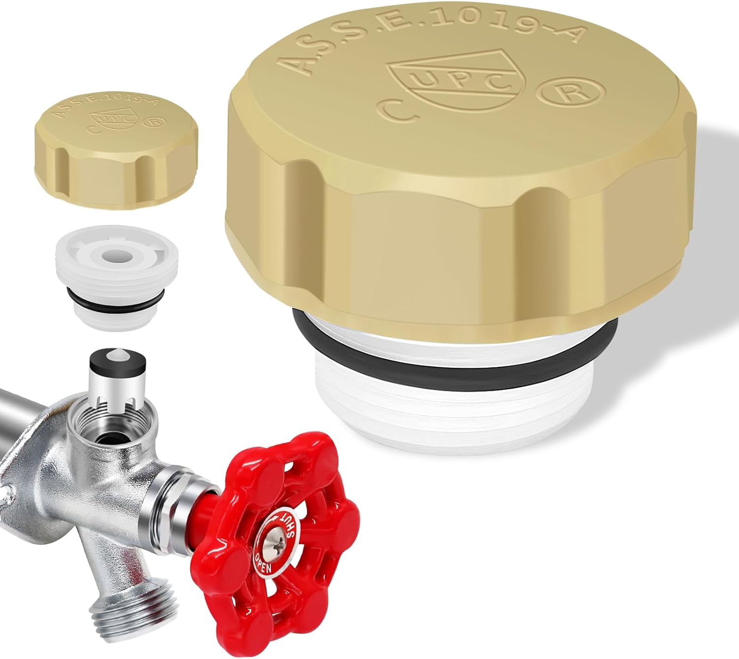 Outdoor Faucet Repair Kit, ASSE 1019-A Vacuum Breaker Outside Faucet ...