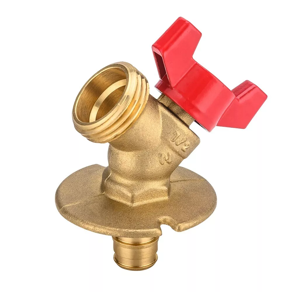 Outdoor Faucet/Valve 1/4Turn Sillcock Bibb 3/4" Pex Inlet x3/4 ...