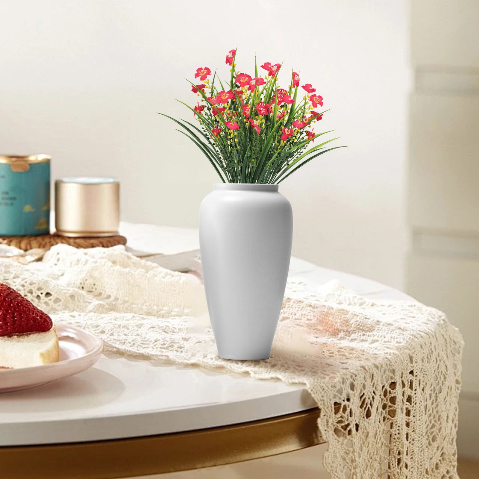 Outdoor Faux Flowers Eternal Spring Bundle: Artificial Oncidium Plants ...