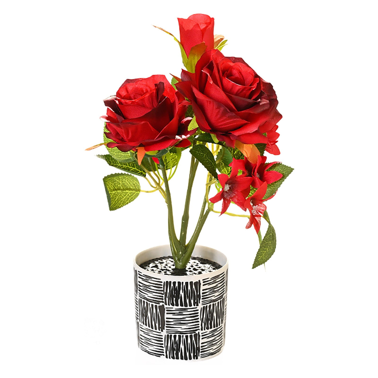 Outdoor Faux Plants Bouquet Di Fiori Rose Girasole Garofano Regalo ...