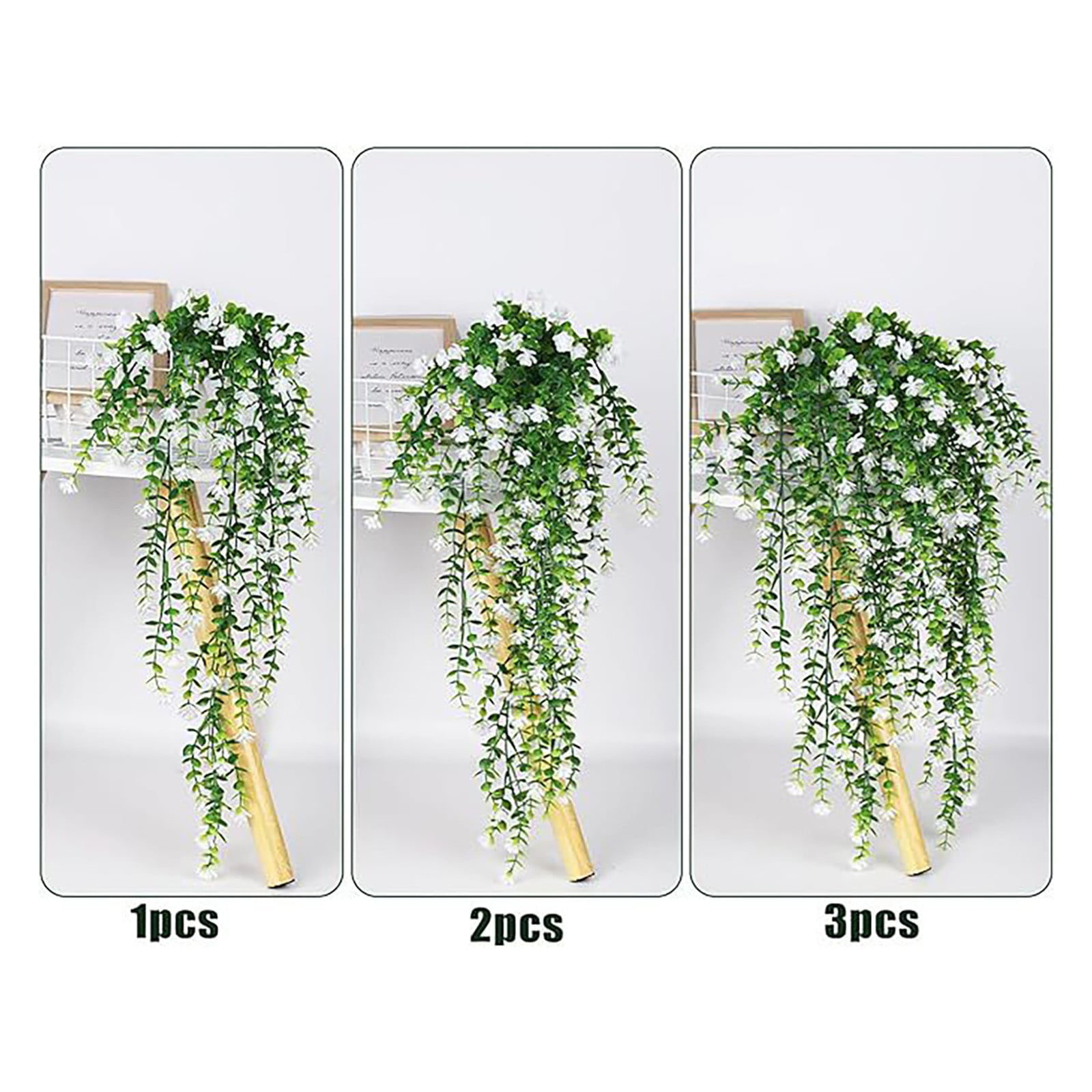 Outdoor Faux Plants,Greenery,Fake Plants,Simulation Camellia Hanging ...
