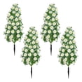 Outdoor Faux Plants Uv Resistant, 19 In, Artificial Greenery, Ground ...