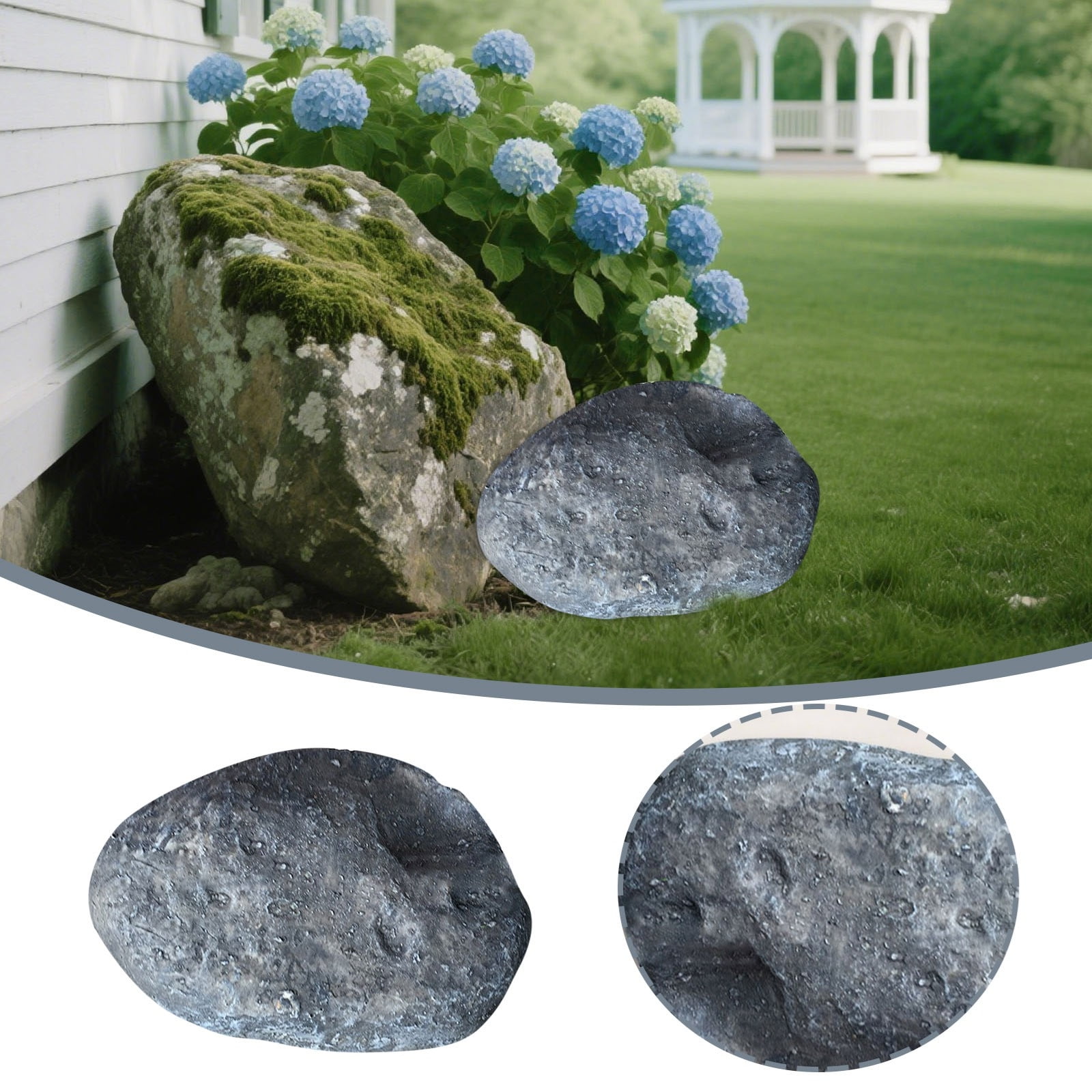 Outdoor Rock Cover, Artificial Landscape Boulder Enclosure, Decorative ...