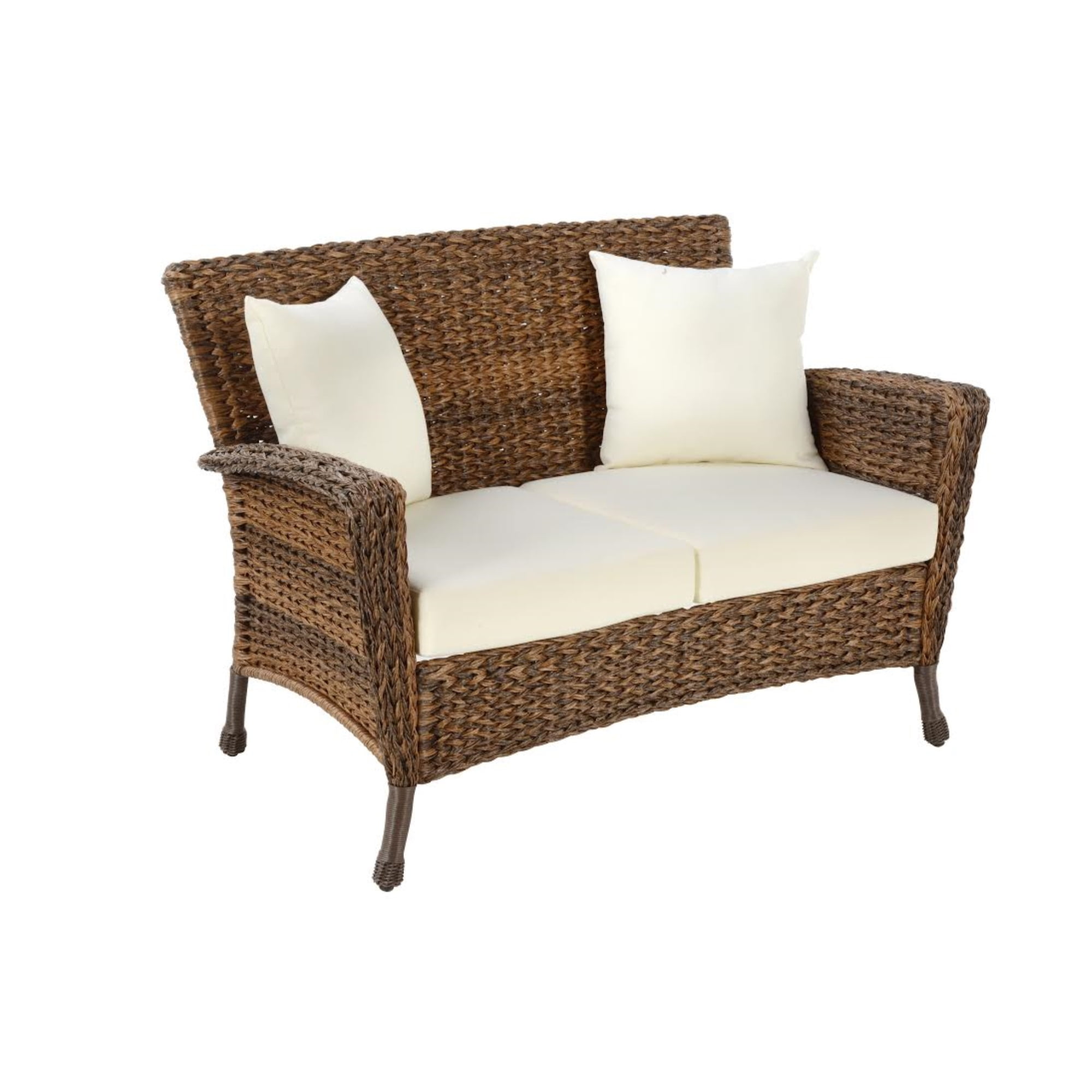 Faux wicker loveseat store
