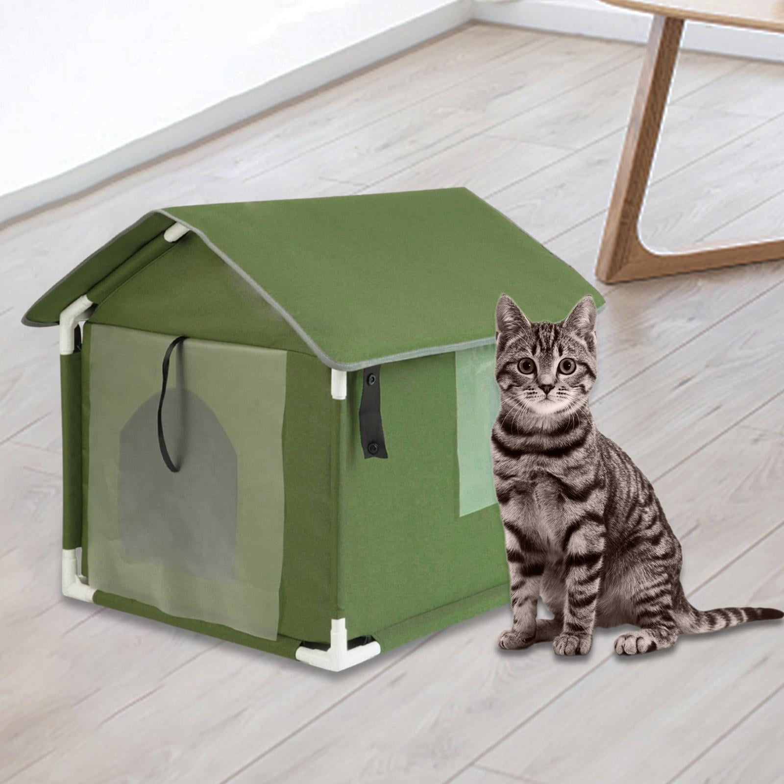 Outdoor Feral Cats Warm House Cave Pet Bed Furniture Waterproof Small ...