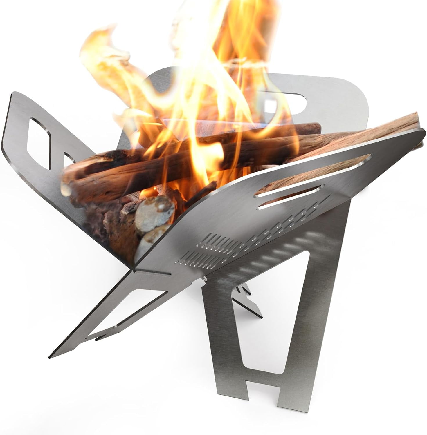 Outdoor Fire Pit Camping Stove Portable - Solo Camping Small Metal ...