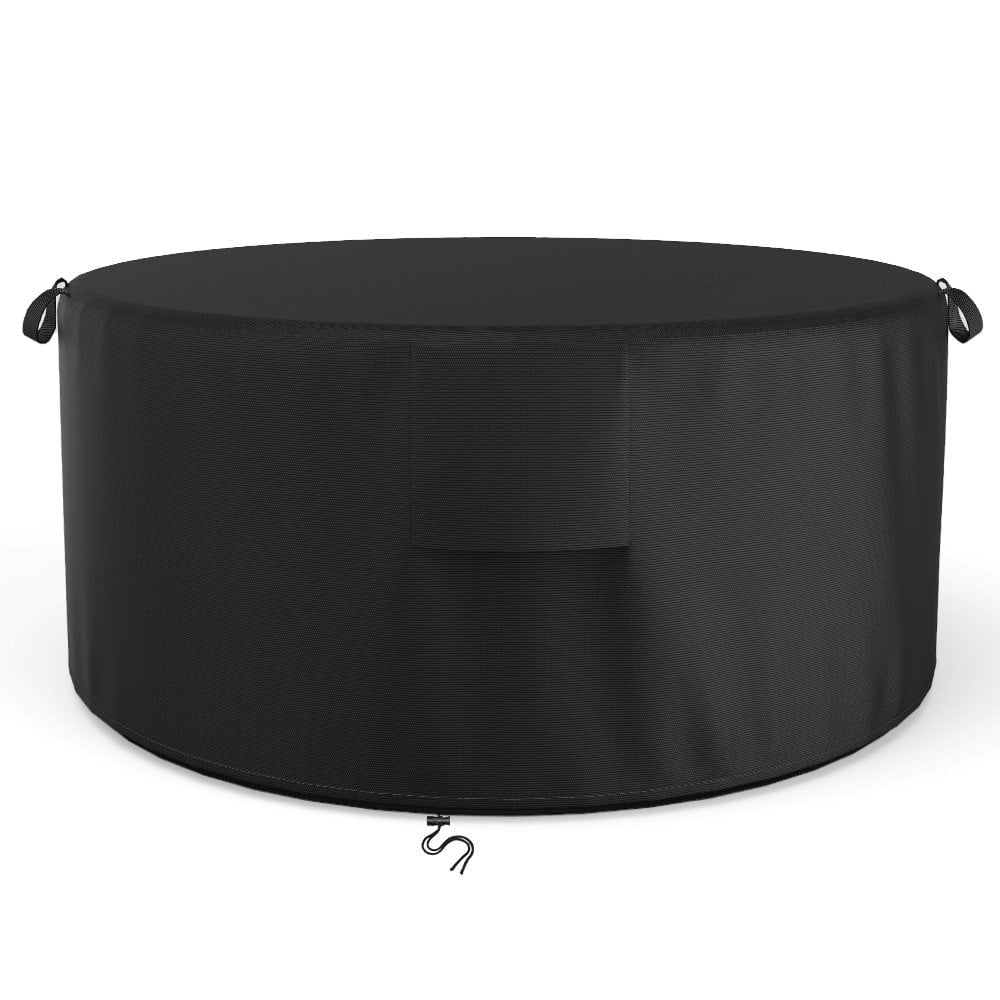 Fire Pit Covers for Round Pits, 37" Outdoor Fire Pit Table Cover with ...
