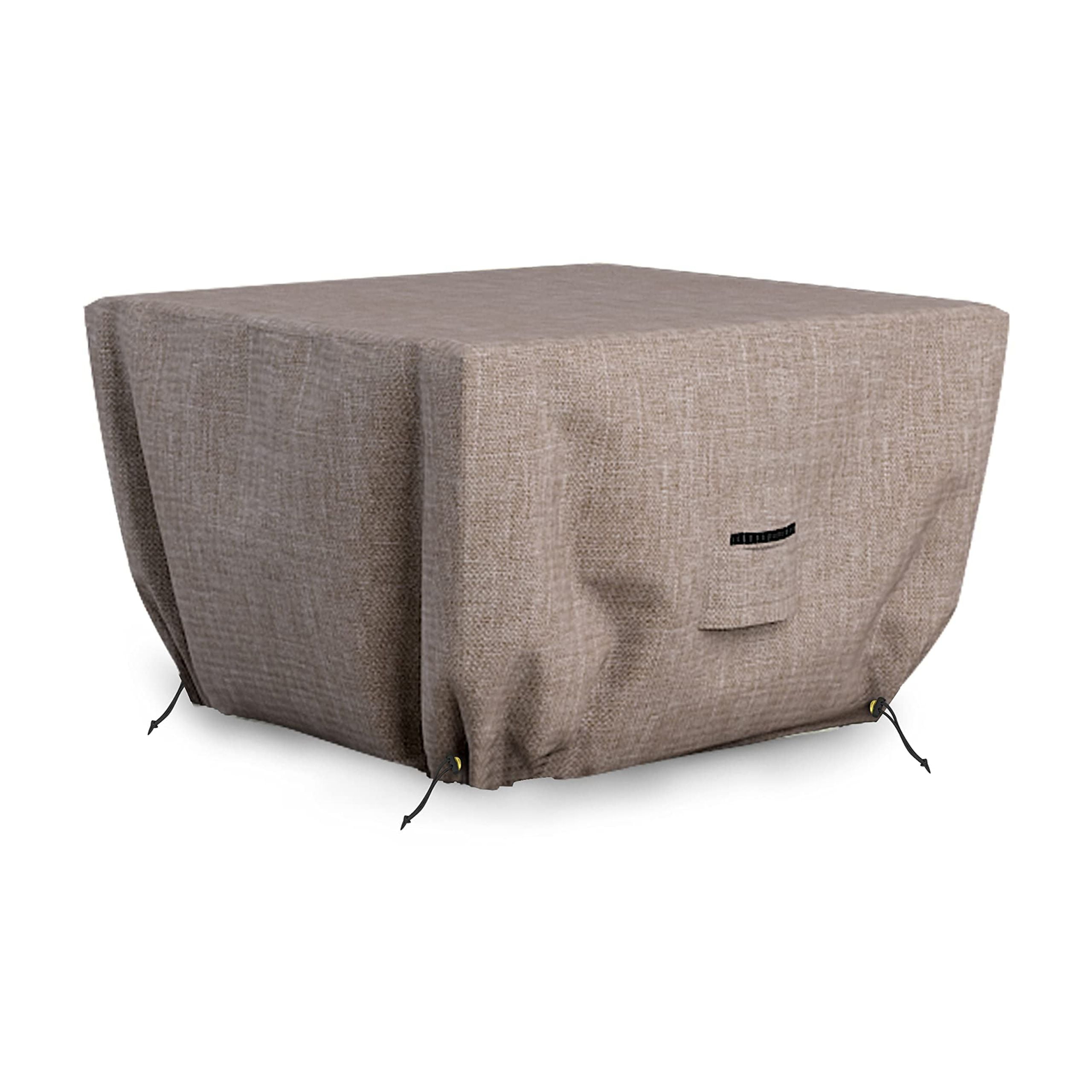 Outdoor Fire Pit Table Covers - 600 D, 100% Waterproof, UV & Weather ...