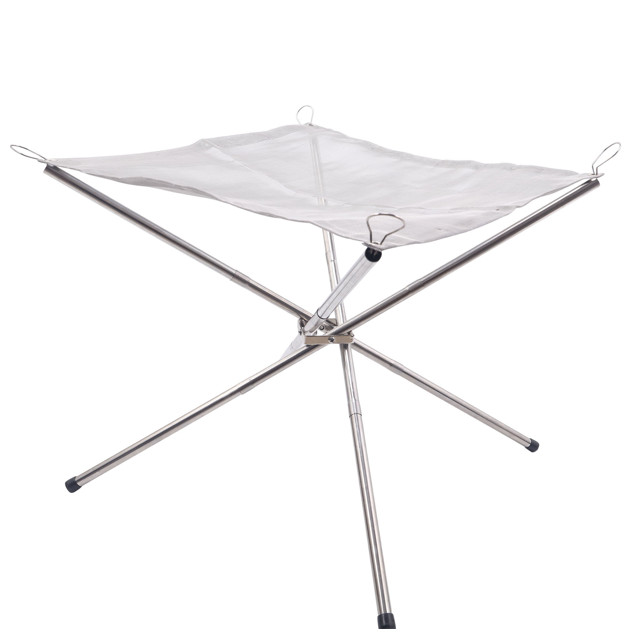 Outdoor Fire Pit for Camping Portable Lightweight Bonfire Stand with ...