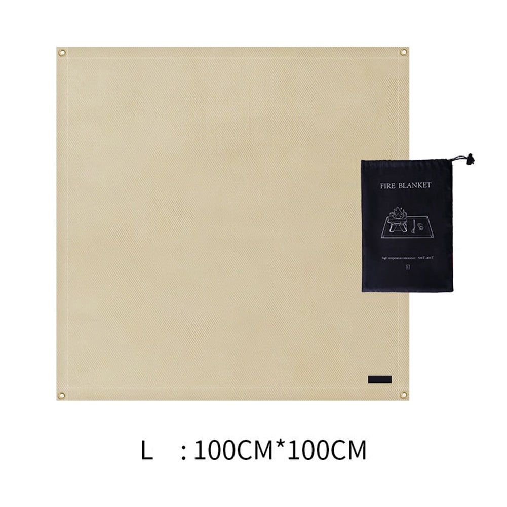 Outdoor Fireproof Mat: High-Temperature Fiberglass BBQ & Camping Safety ...