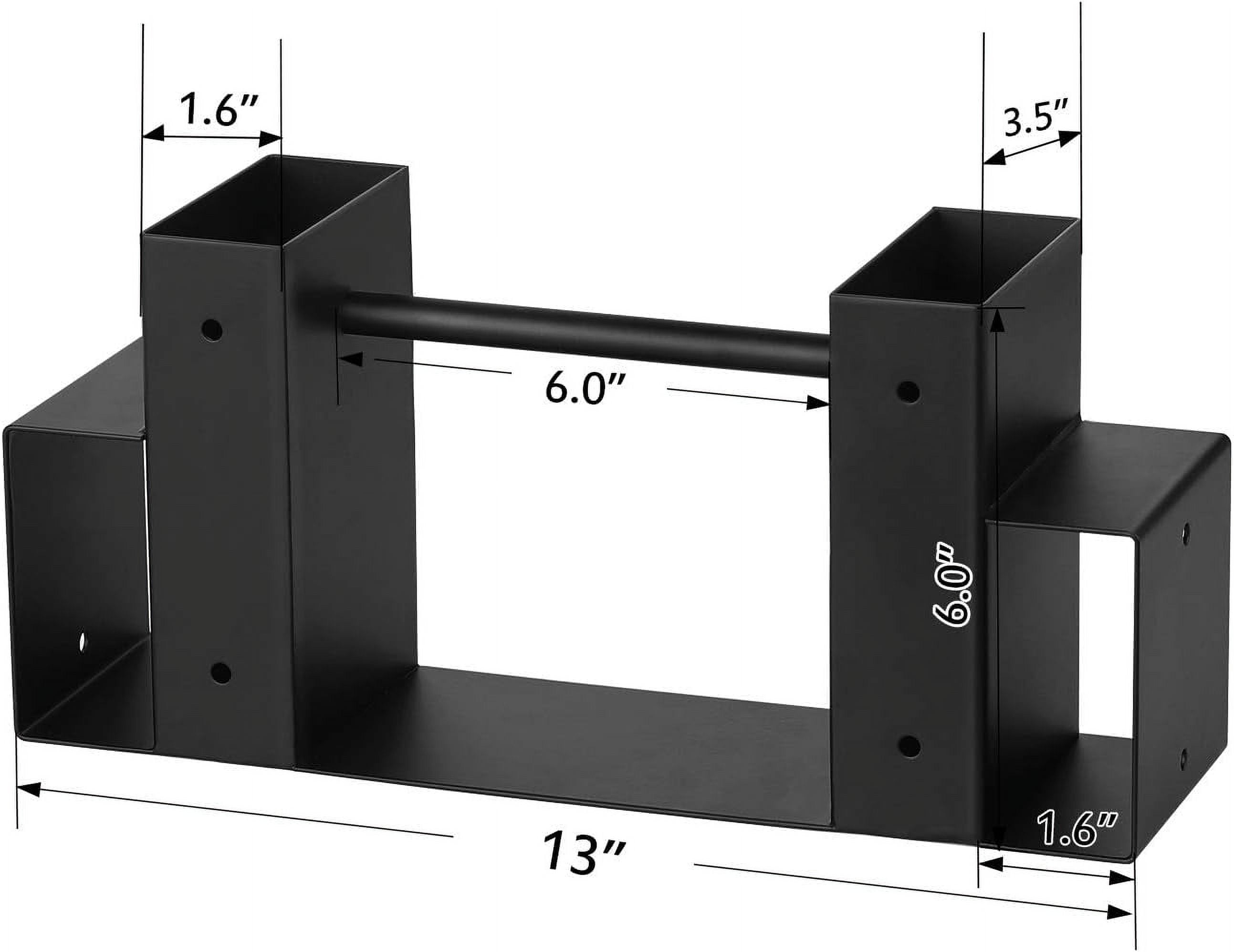 Outdoor Firewood Rack Bracket, Fireplace Wood Storage Rack - Adjustable ...