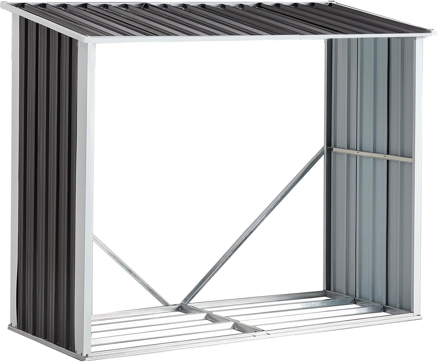 Outdoor Firewood Racks 70.9", Firewood Storage Shed, Wood Sheds ...