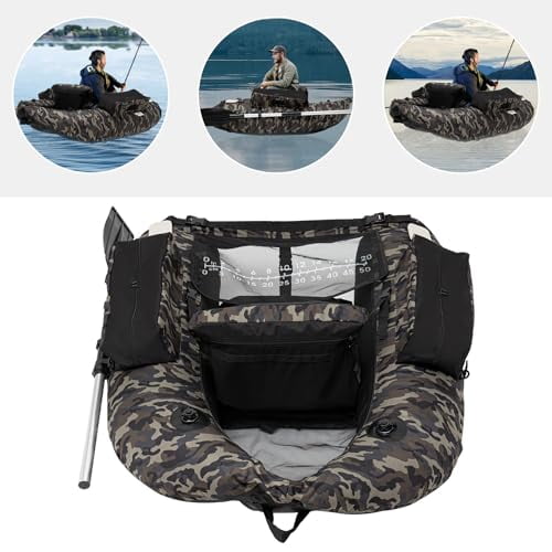 Outdoor Fishing Boat, Inflatable Fishing Boat Portable Boat Raft Kayak ...