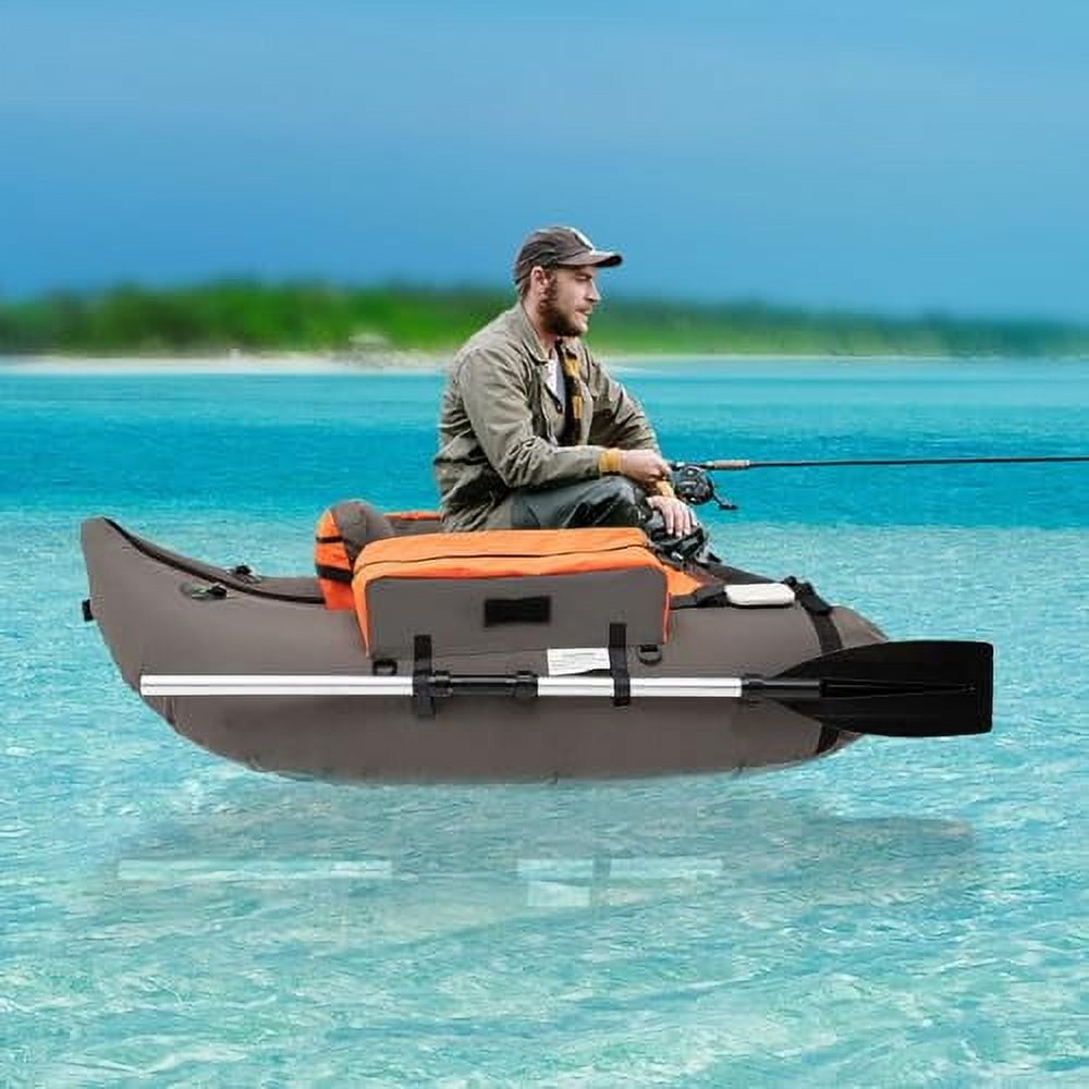 Outdoor Fishing Boat, Inflatable Fishing Boat Portable Boat Raft Kayak ...