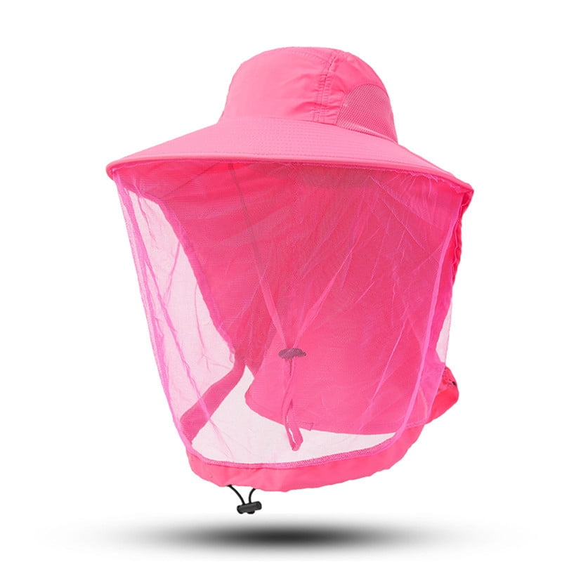 Outdoor Fishing Cap Anti Mosquito Insect Hat Fishing Hat Bug Mesh Head ...