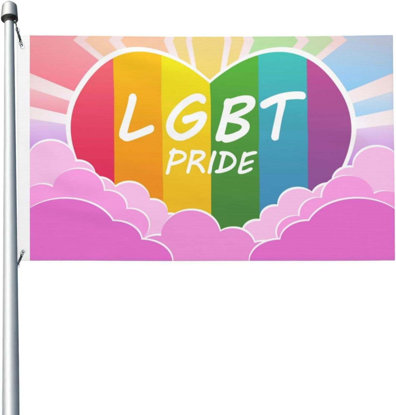 Outdoor Flags LGBT pride Flags Garden flag Yard Flags 2x3 ft Spring ...