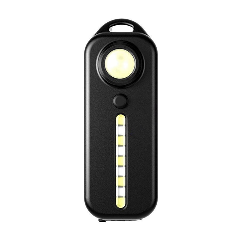 Outdoor Flashlight Pen Clip Safety Warning Light Rechargeable ...