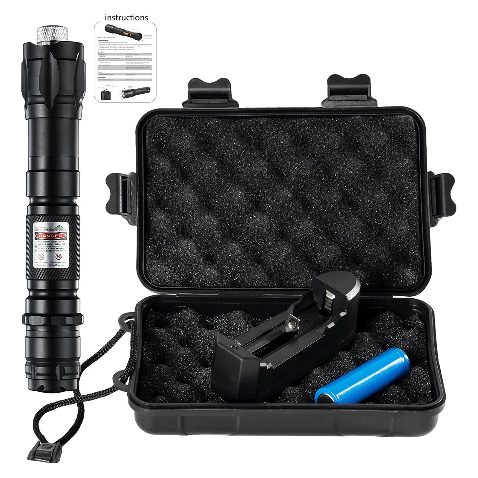 Outdoor Flashlight for High-Performance with Rechargeable Aluminum ...
