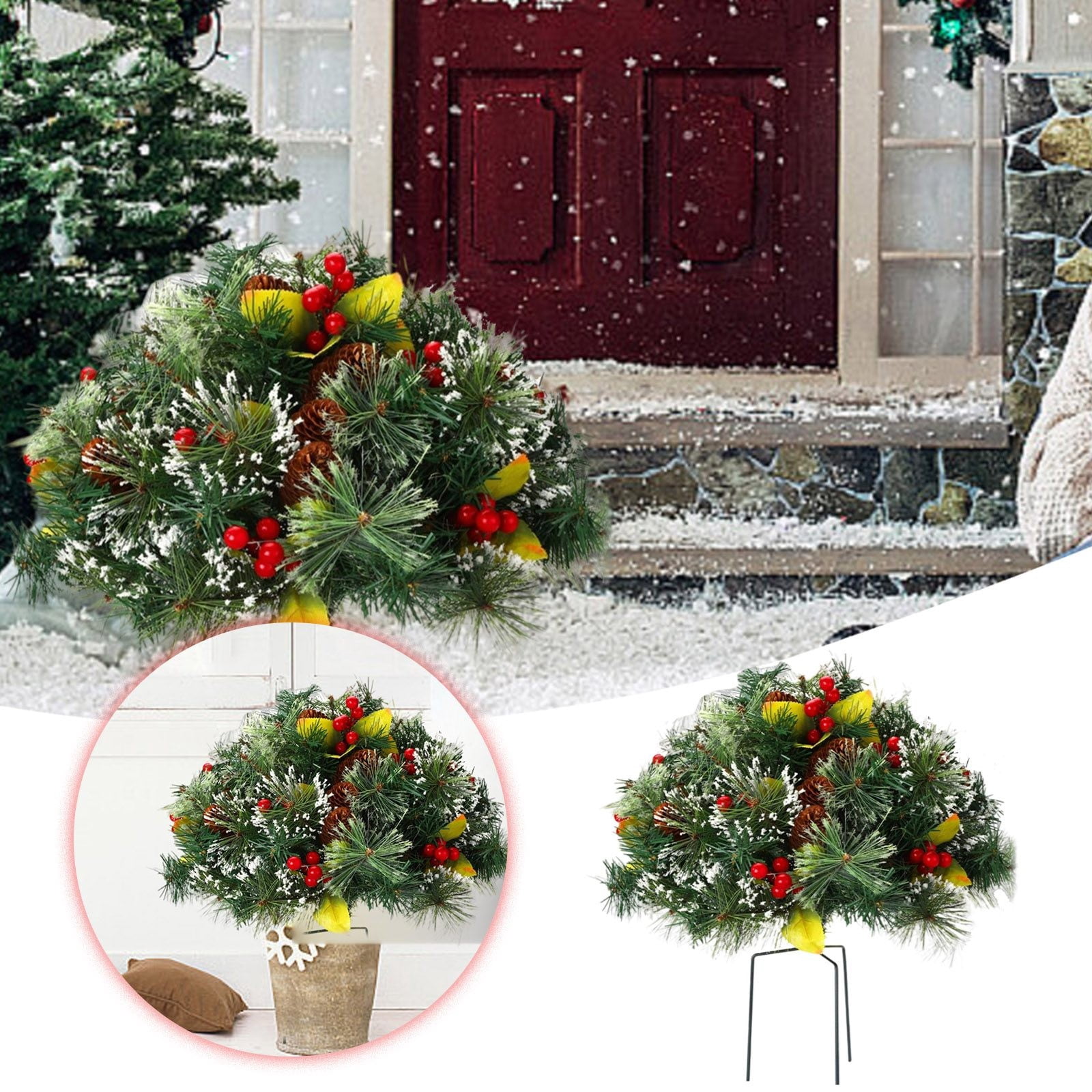Outdoor Floral - Ground Stakes and Tripod Stand Ensemble for Porch and ...