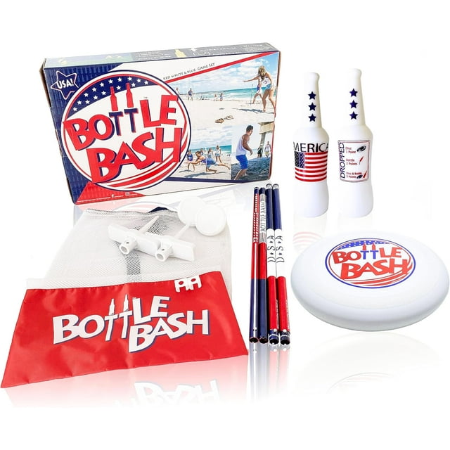 Outdoor Flying Disc Game Set – Frisbee Toss Backyard and Beach Game for ...