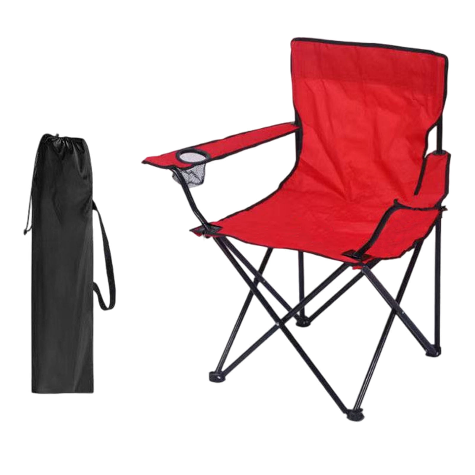Outdoor Foldable Camping Chair, with Sturdy Material and 300lbs ...