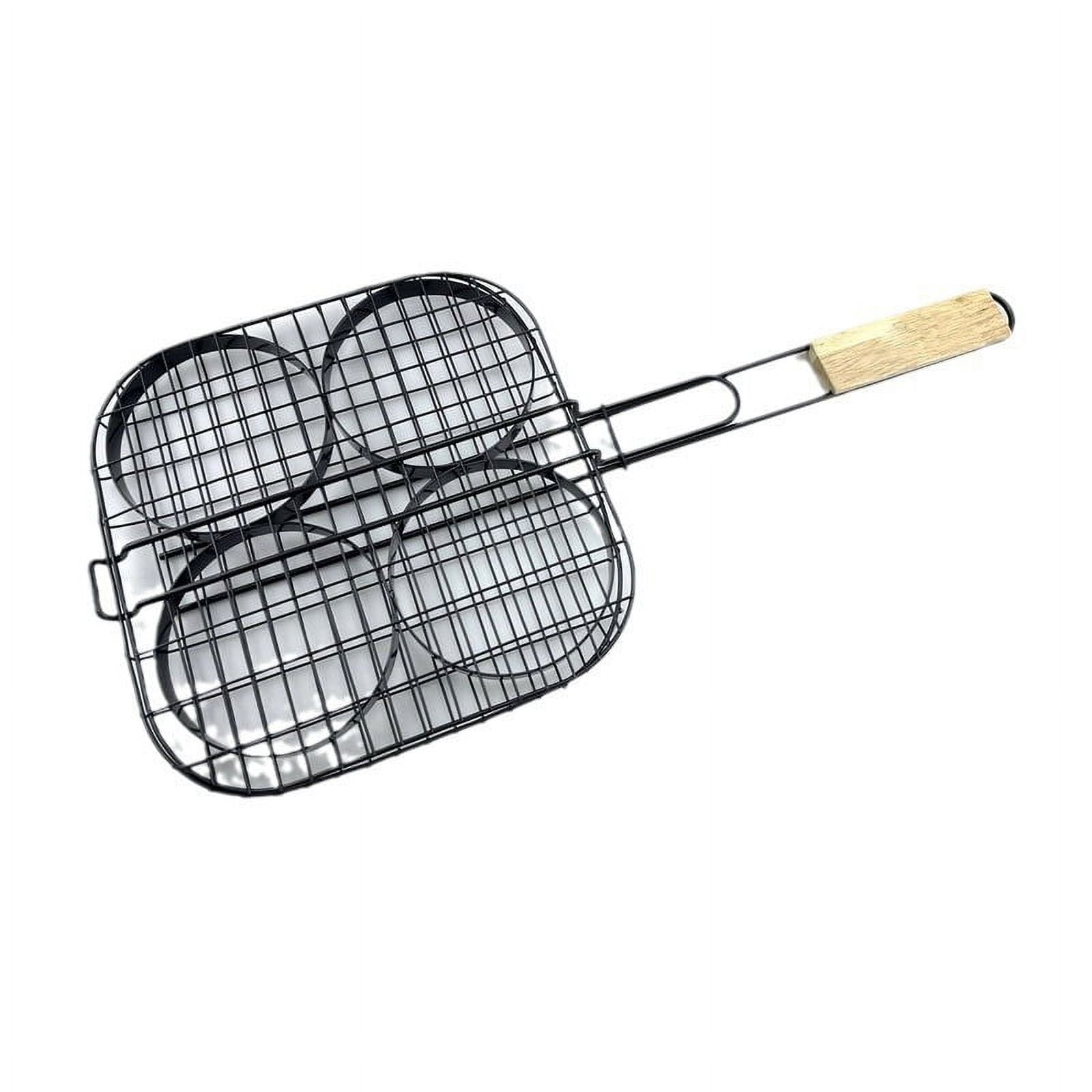 Outdoor Foldable Fish Grill Basket with Handle for BBQ Veggies ...