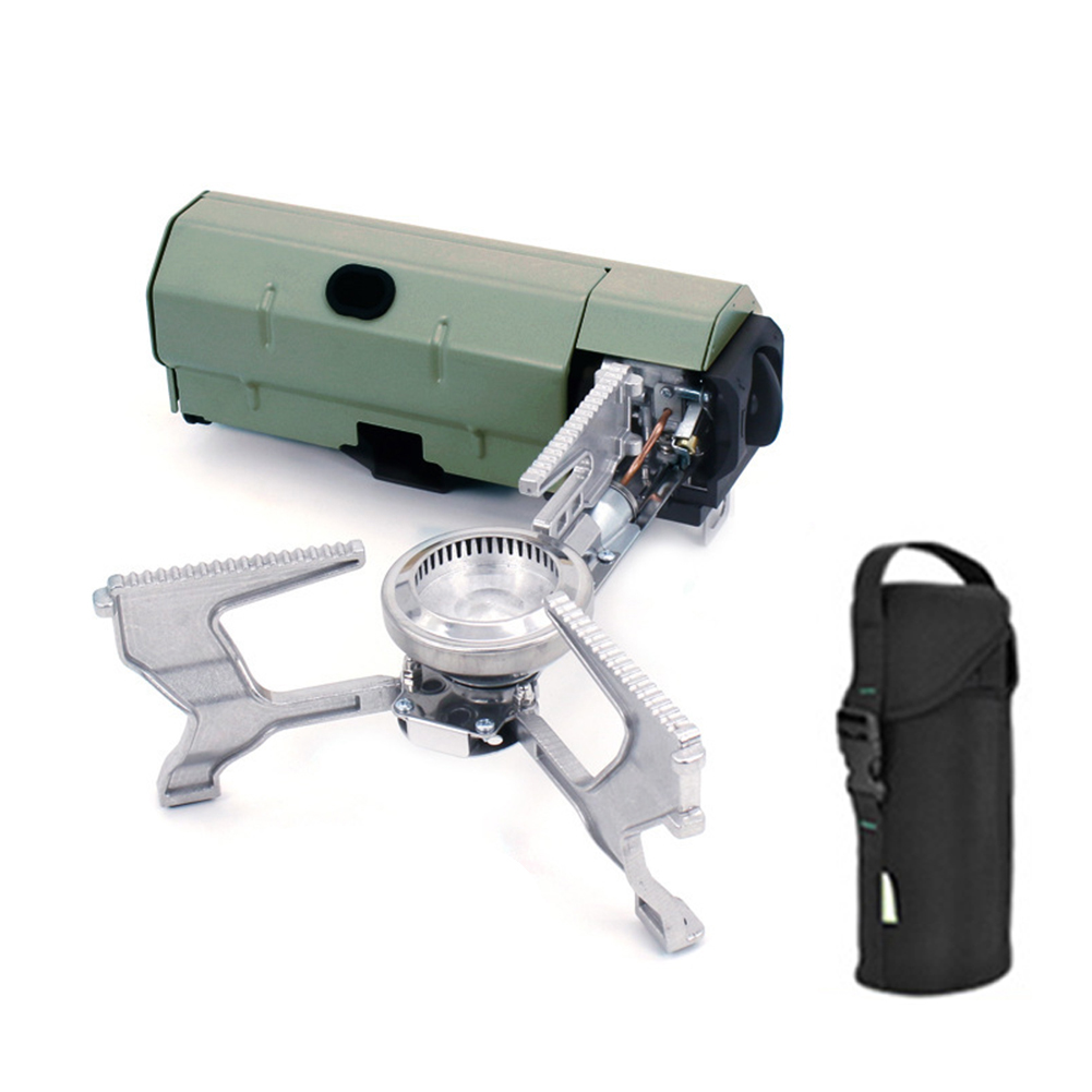 Outdoor Folding Cassette Stove With Storage Bag Wilderness Camping Gas ...