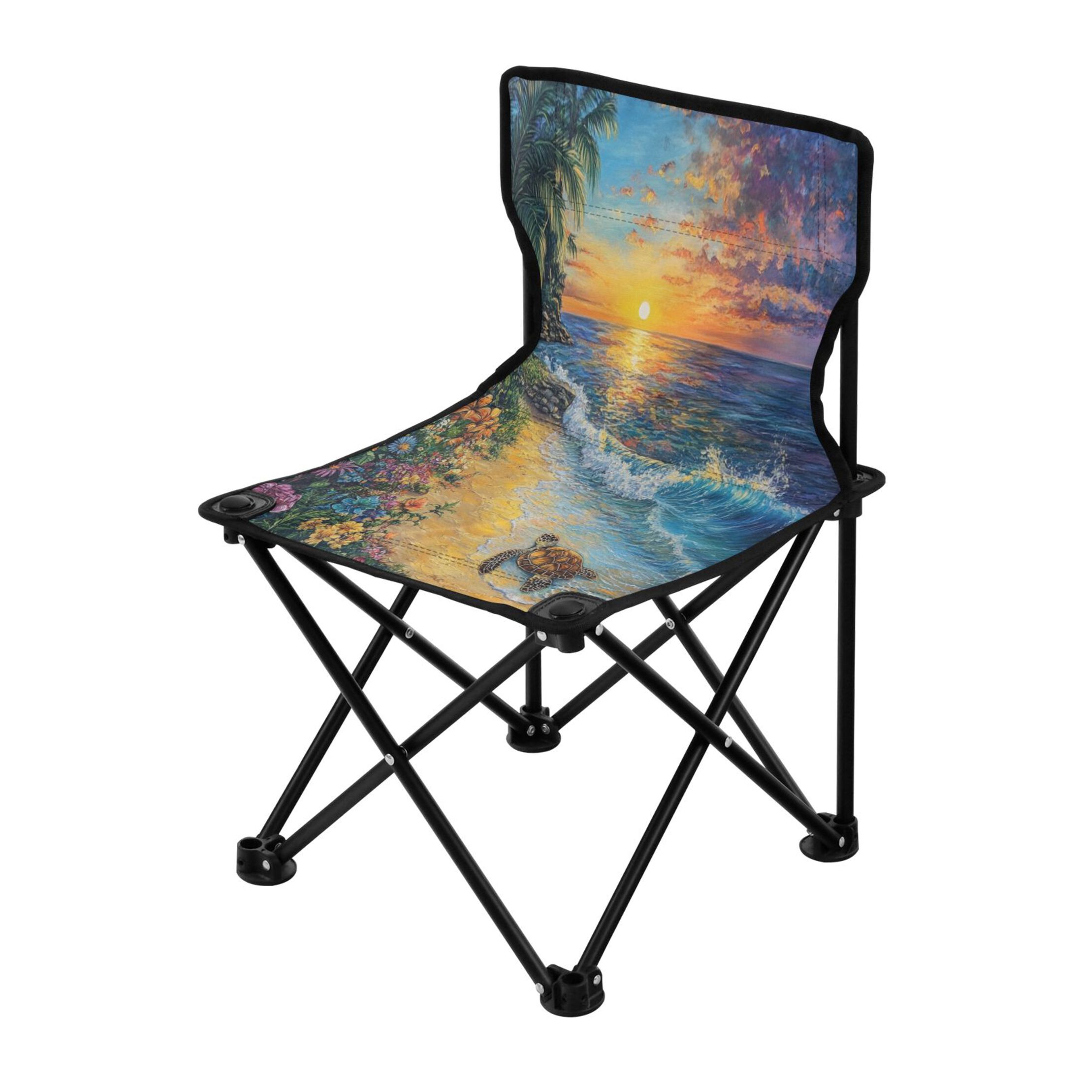 Outdoor Folding Chair 14.46x14.46x22.83 Inches, Camping Folding Chair ...