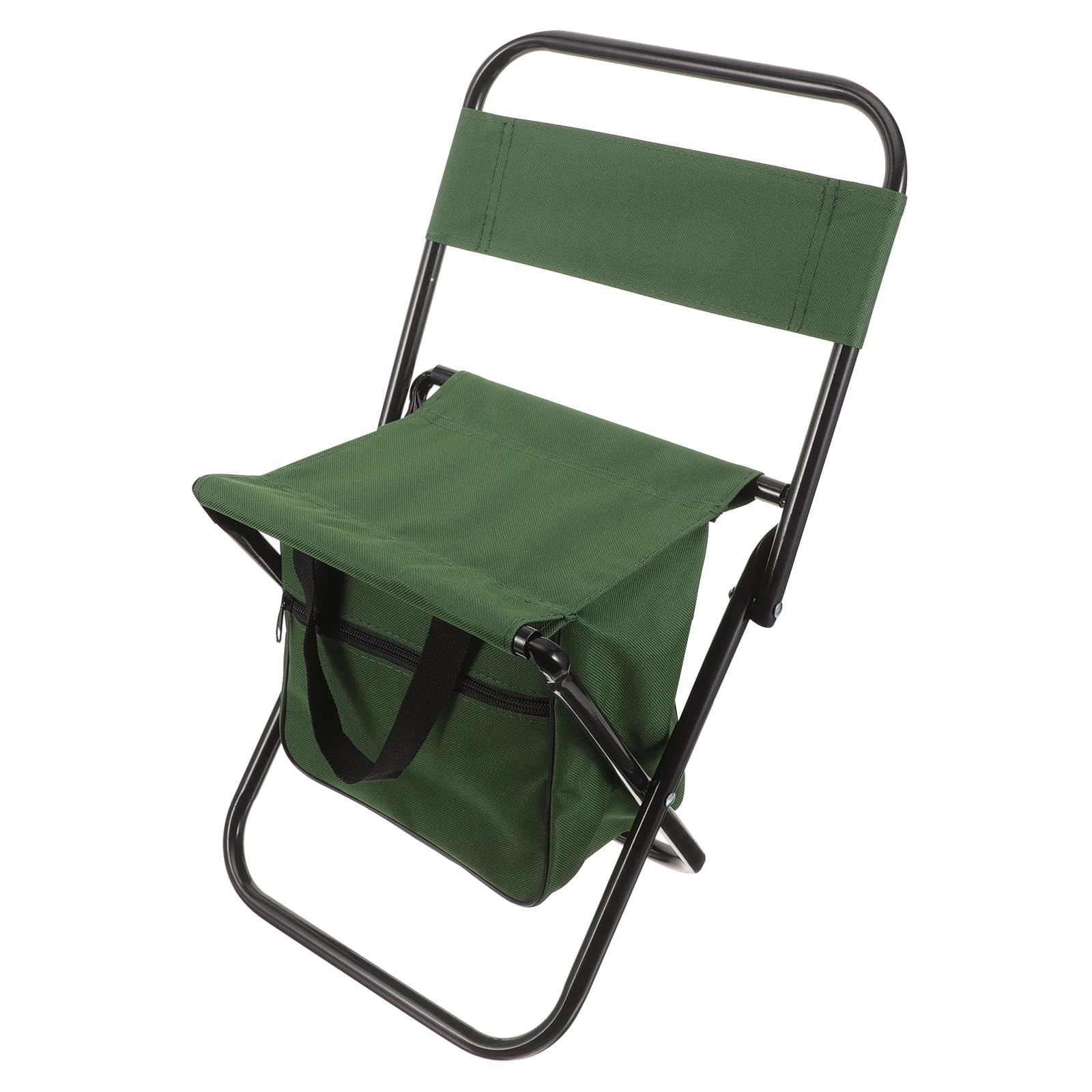 Outdoor Folding Chair Storage Bag Stool Matza Backrest Green Aldult ...