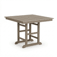 Outdoor Folding Dining Table, 37.8 Inch Square Table for Garden ...