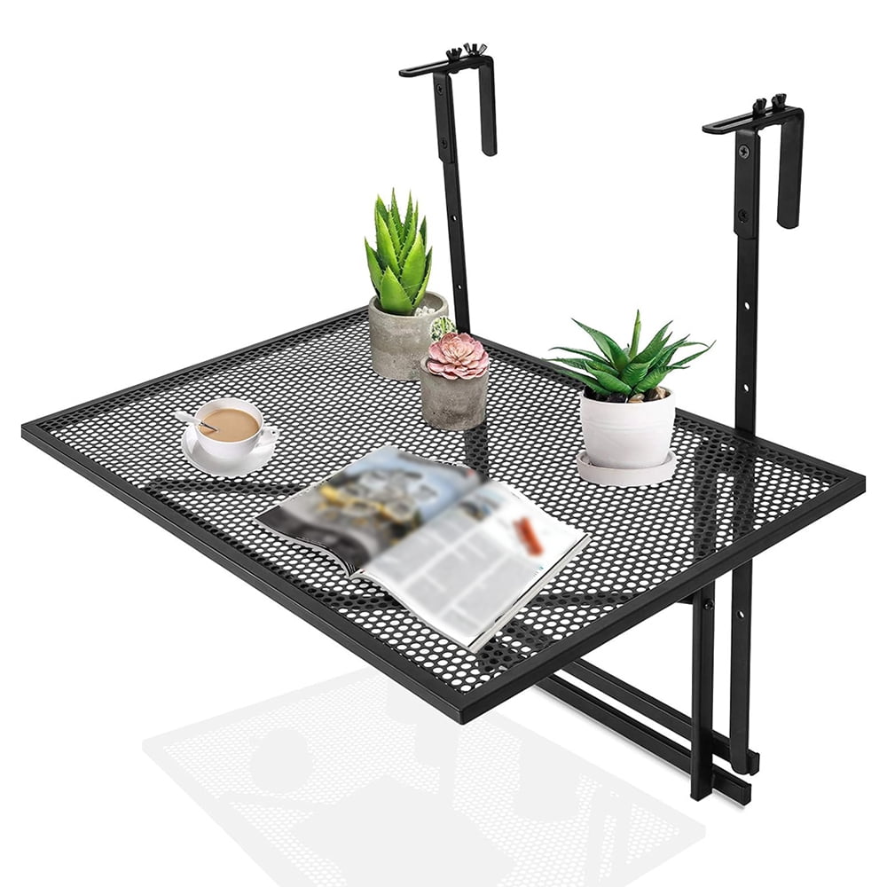 Outdoor Folding Hanging Table, 5 Height Adjustable, Foldable Space ...