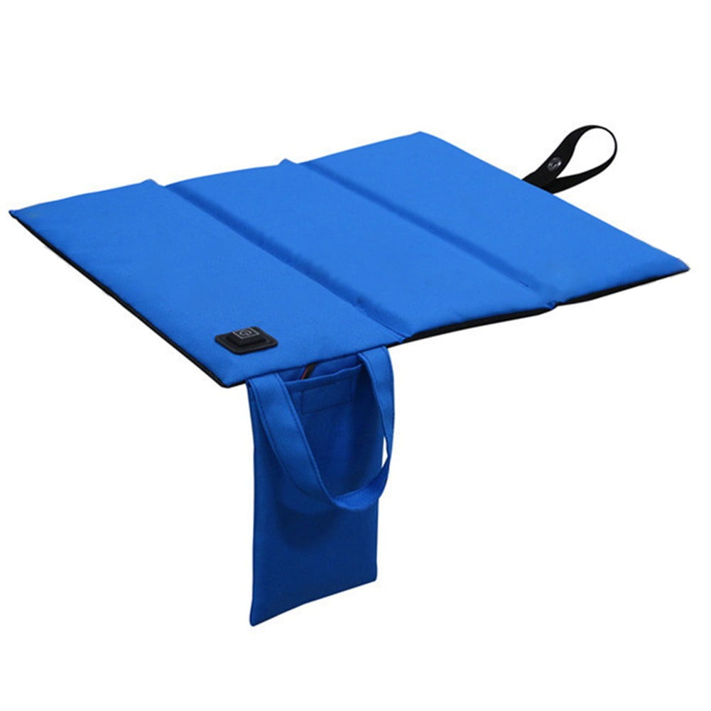 Outdoor Folding Heated Camping-Seat Cushion Upholstered Portable ...