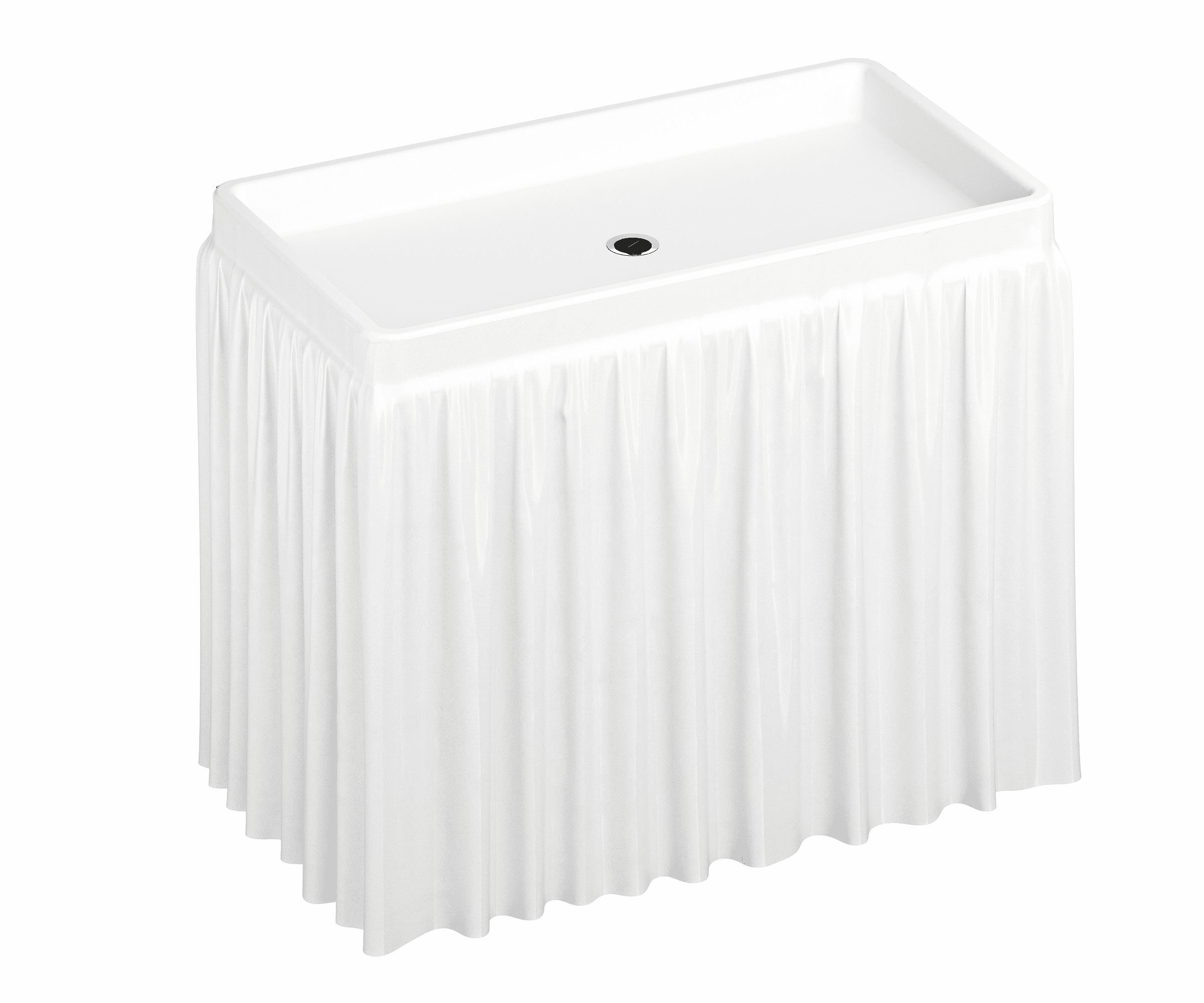 Outdoor Folding Ice Cooler Table with Matching Skirt & Drain Hose ...