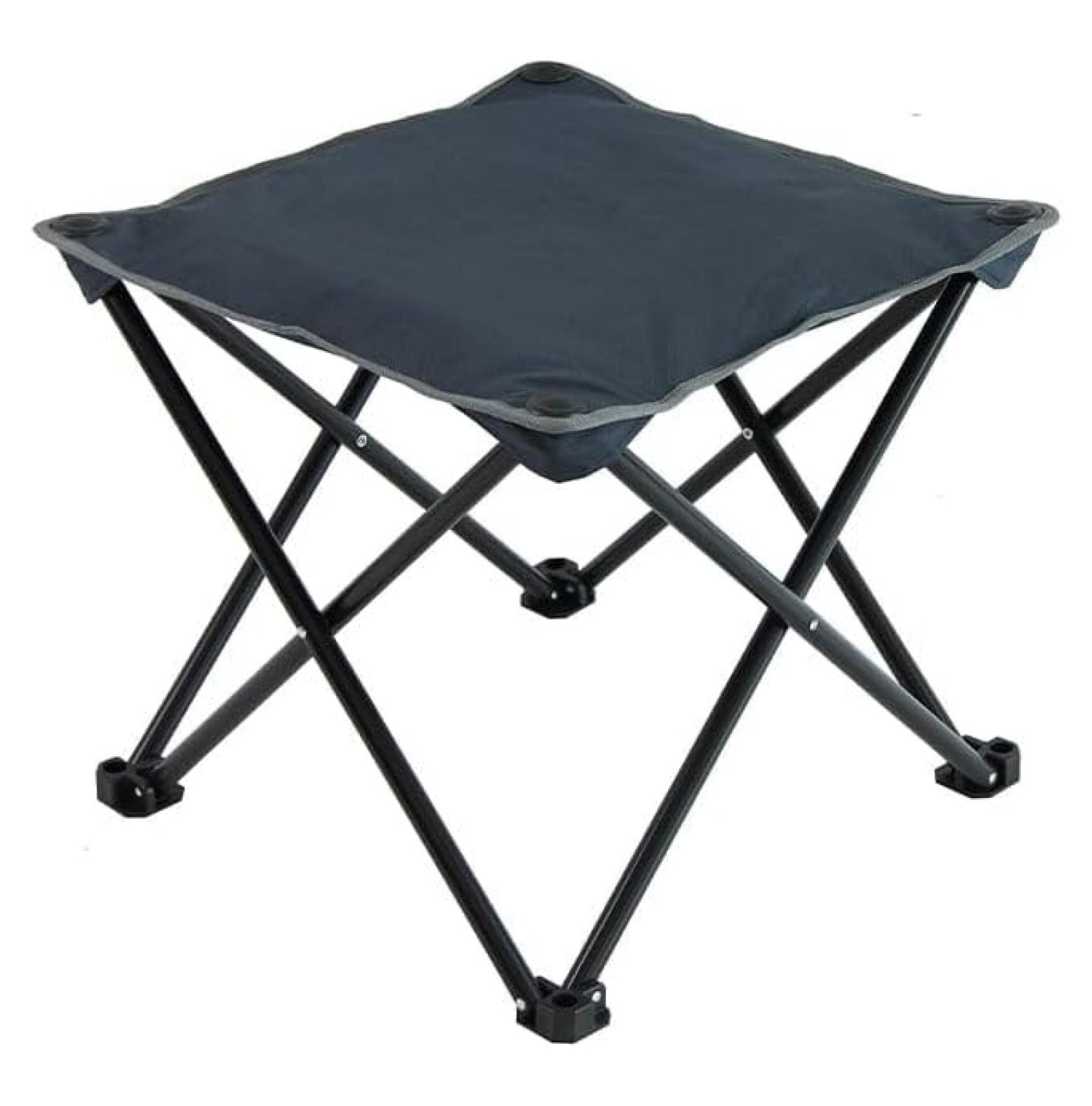 Outdoor Folding Ottoman with Bezel, Portable Patio Footrest Stool ...