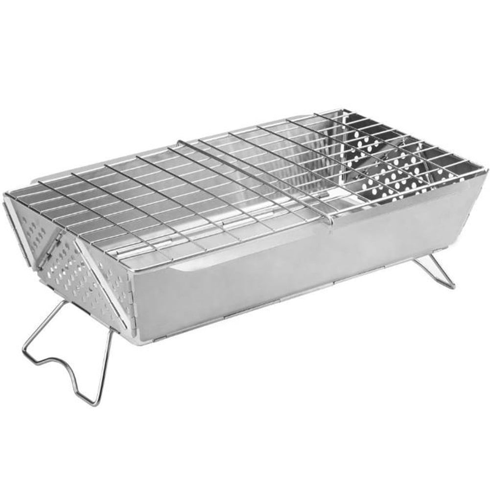 Outdoor Folding Stainless Steel BBQ Barbecue Stove Portable Grill ...