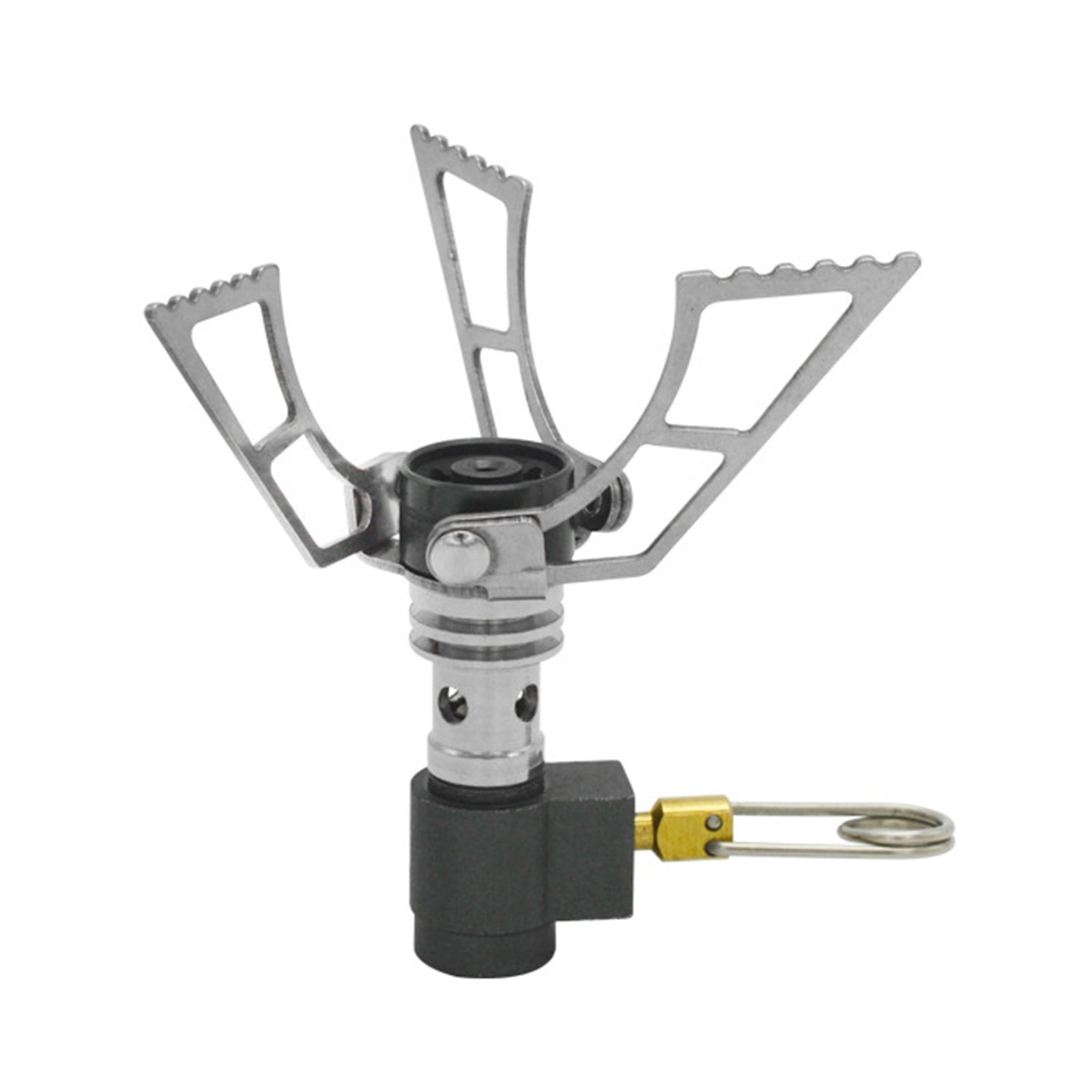 Outdoor Folding Tiny Camping Titanium Gas Stove Pocket Cooking Furnace ...