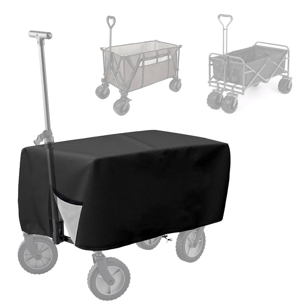 Outdoor Waterproof Folding Wagon Cover, 420D Oxford Cloth, Heavy-Duty Dust-proof for Garden ...