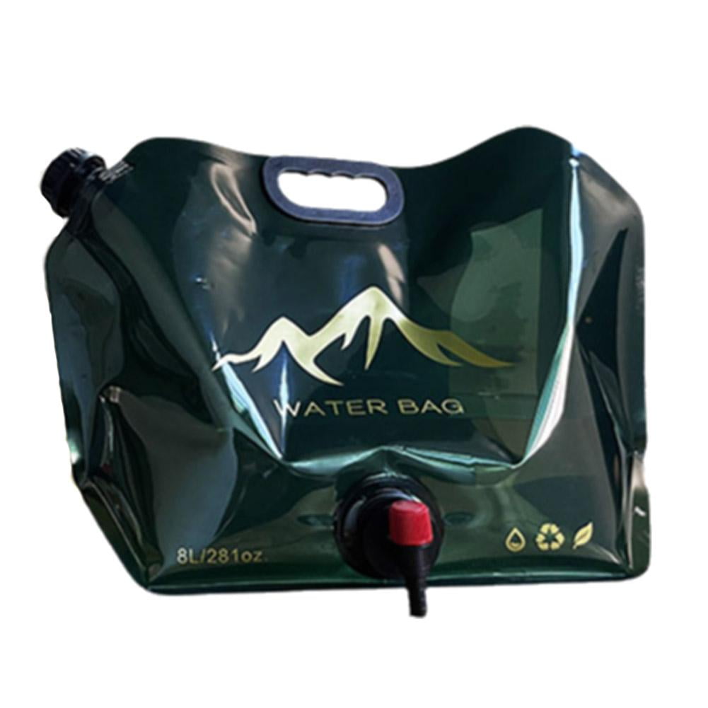 Outdoor Folding Water Bag Camping 8L Big Capacity Portable Bag Survival ...