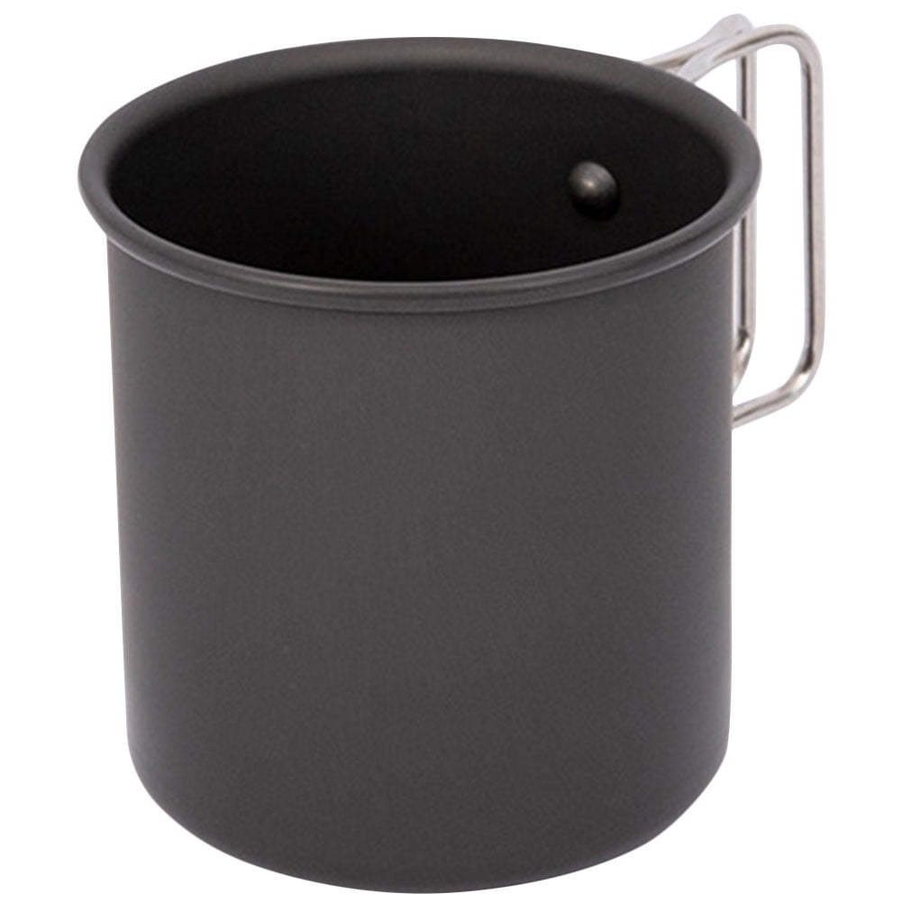 ifundom Folding Camping Cup Black Aluminum for Outdoor Activities and ...