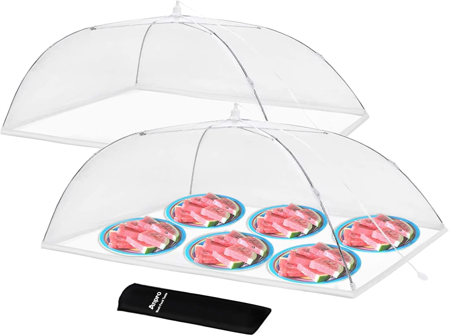 Outdoor Food Cover Roll-out Mesh Food Tent, Foldable Reusable Insect ...