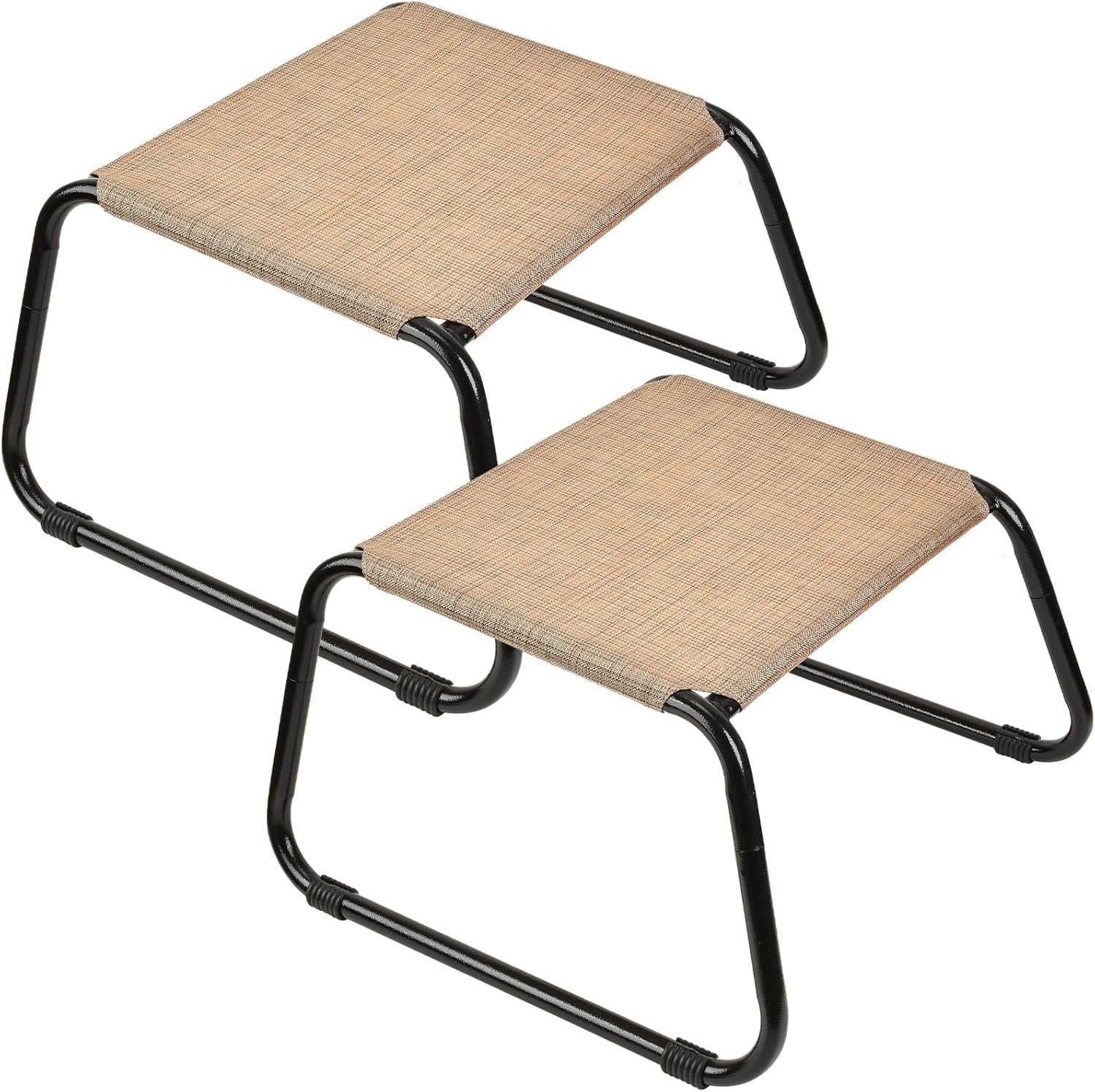 Outdoor Footstools for Patio,Backyard Patio Furniture Metal Frame Small ...
