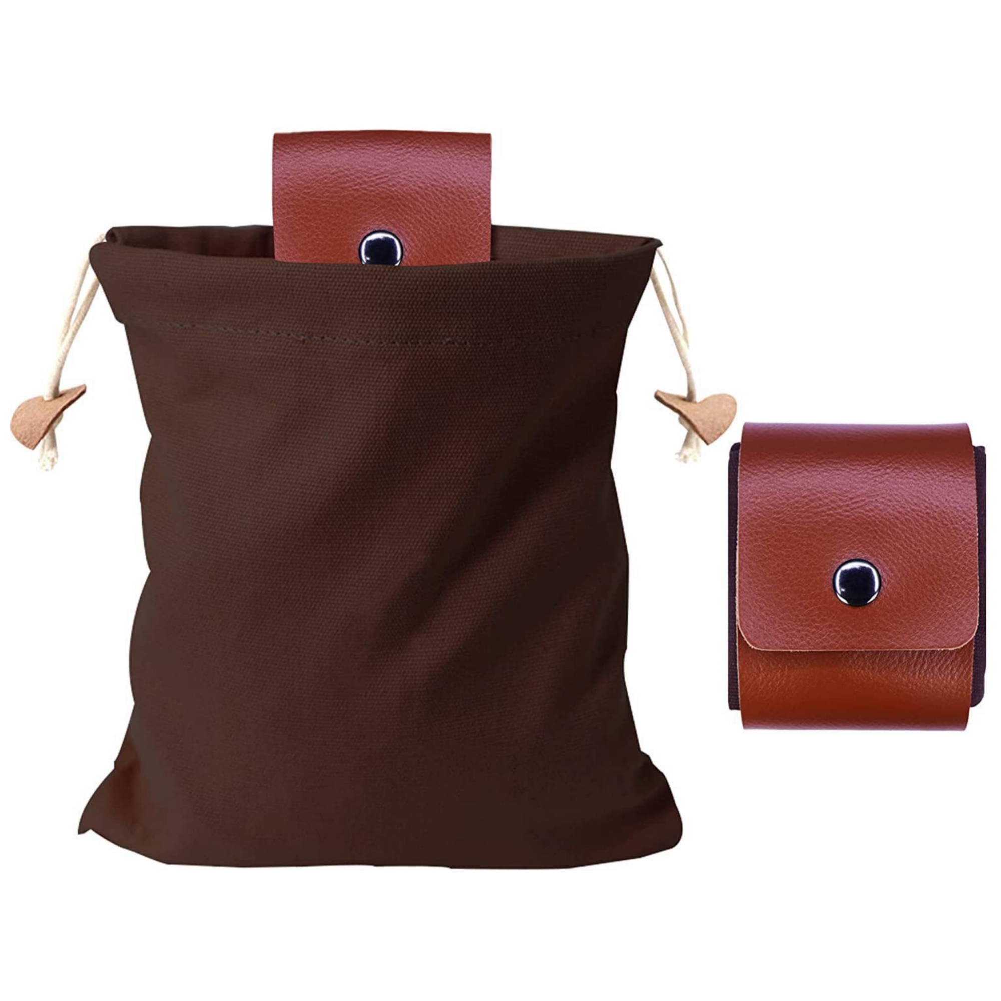 Outdoor Foraging Case Bag Leather Bushcraft Bag Vegetable Harvest ...