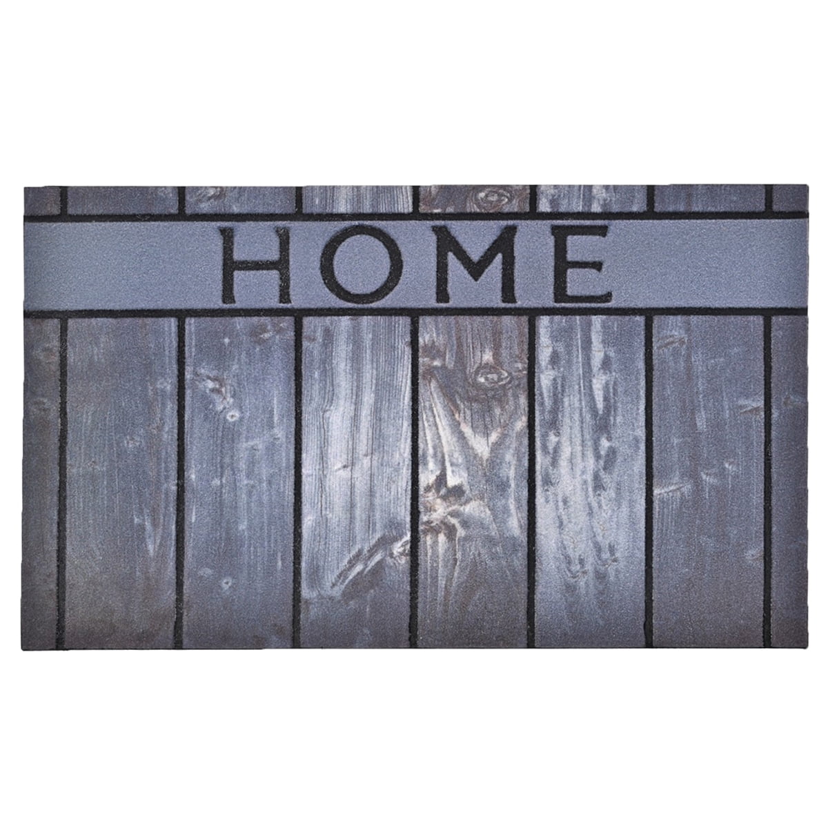 Outdoor Front Door Mat Home Wood Flooring Rubber Rug 30x18 Grey ...