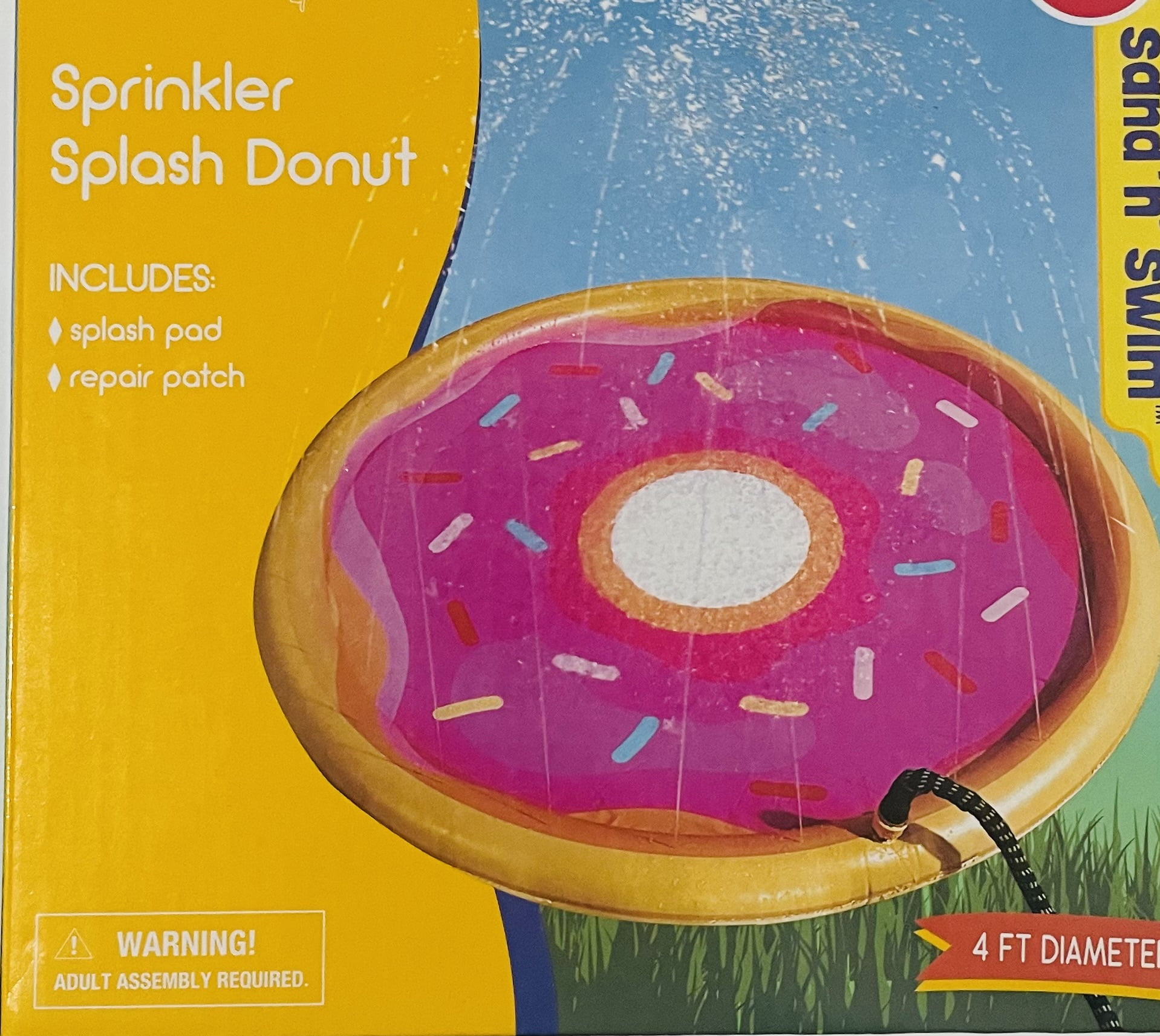 Outdoor Fun Sprinkler Splash Donut Splash Pad 4 ft Diameter - Walmart.com